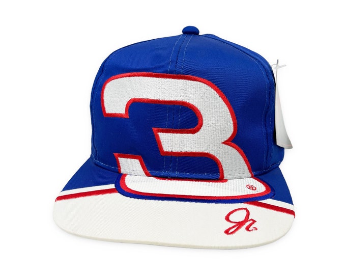 Vintage Dale Earnhardt Jr Hat 90s Racing NASCAR Snapback Cap Acdelco ...