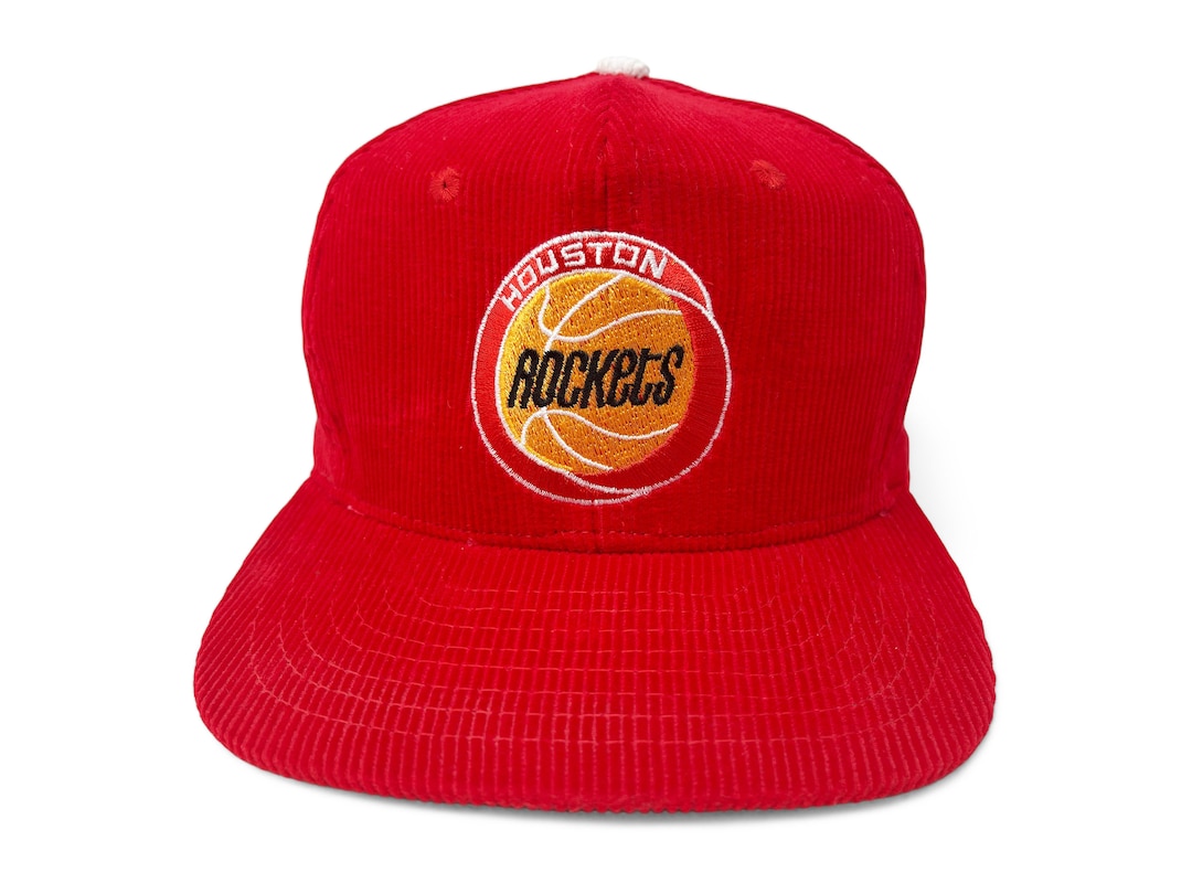 Vintage Houston Rockets Hat 80s 90s Corduroy Snapback Cap NBA H30 - Etsy
