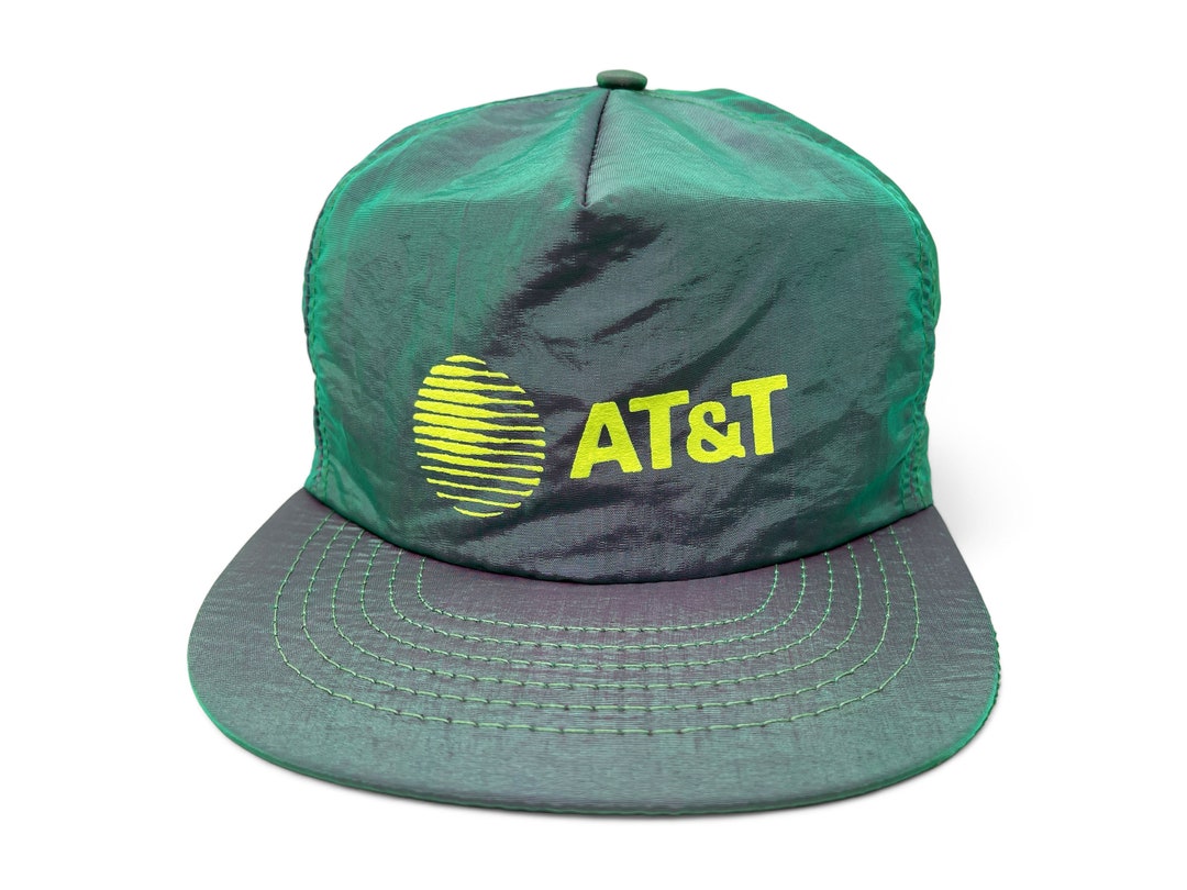 Vintage AT&T Hat 80s 90s Iridescent Snapback Cap H22 - Etsy