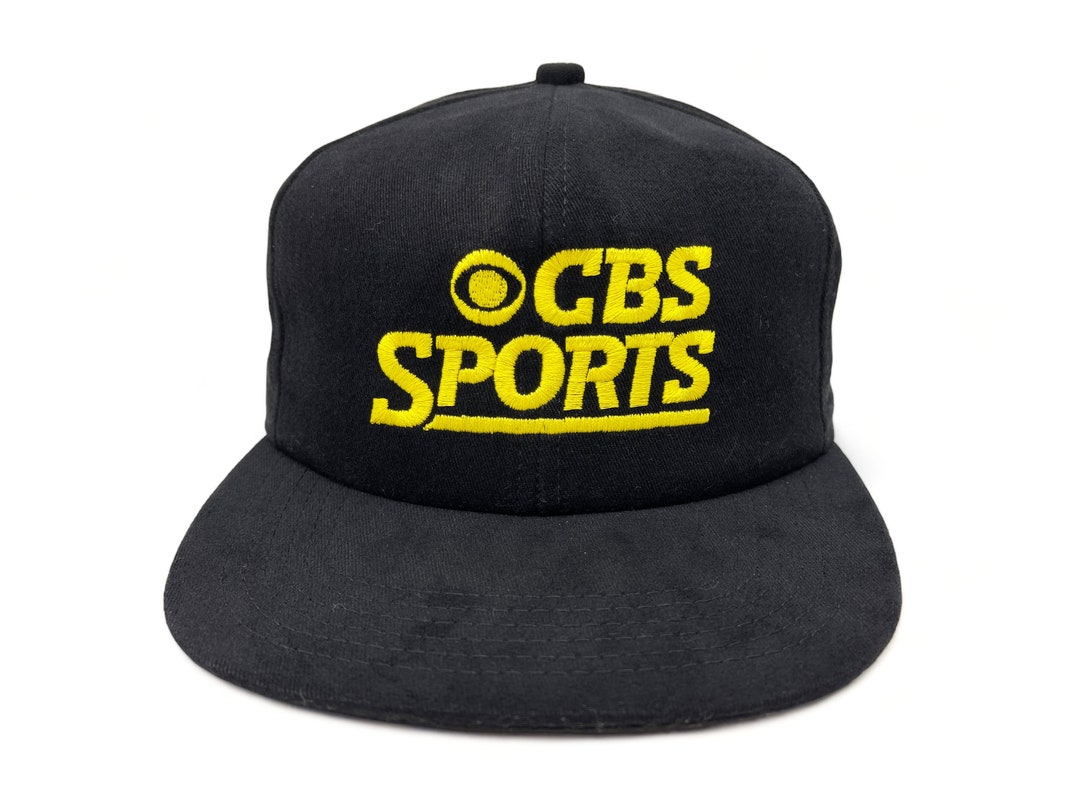 Vintage CBS Sports Hat 90s Snapback Cap Broadcasting H25 - Etsy