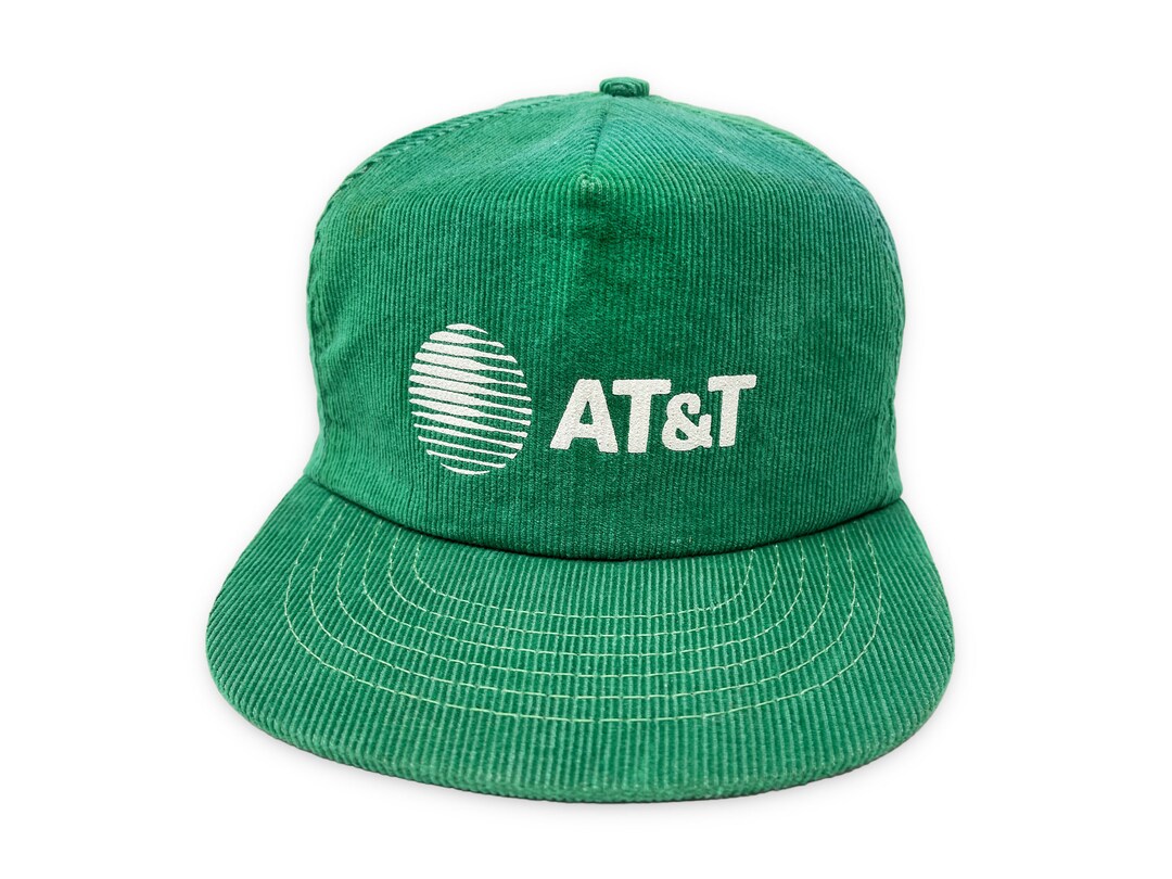 Vintage AT&T Hat 80s 90s Corduroy Snapback Cap H09 - Etsy