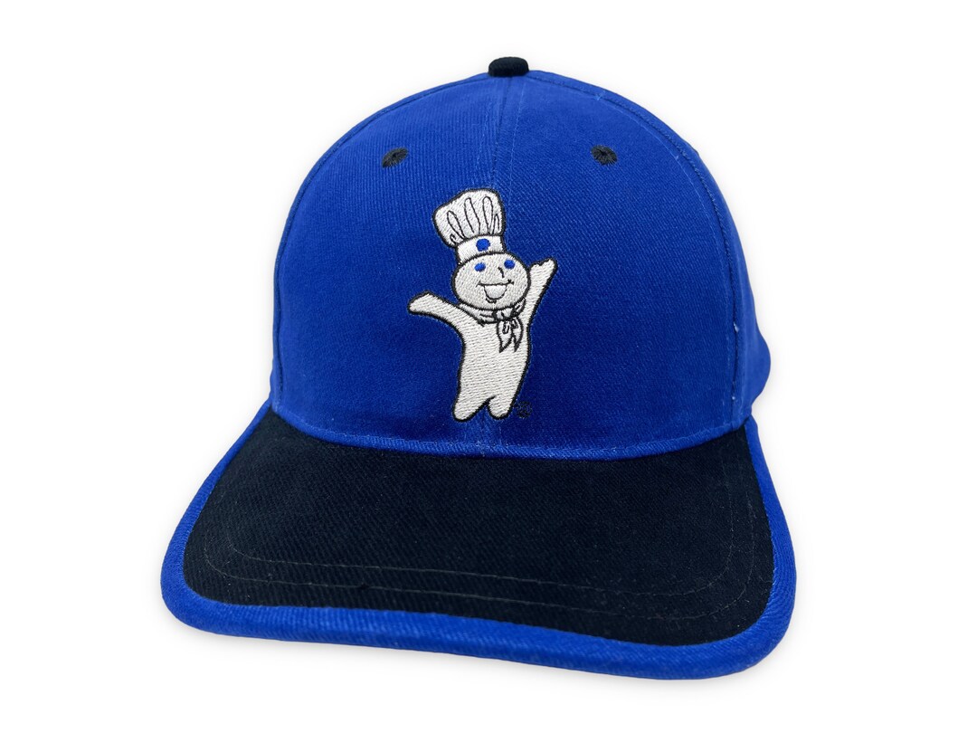Vintage Pillsbury Doughboy Hat 90s Snapback Cap Baker Baking H14 - Etsy