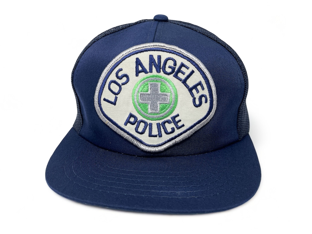 Vintage LAPD Hat 80s Los Angeles Police Snapback Trucker Cap H06 - Etsy