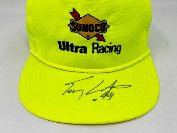 Vintage Sunoco Ultra Racing Hat 90s NASCAR Snapback C… - Gem