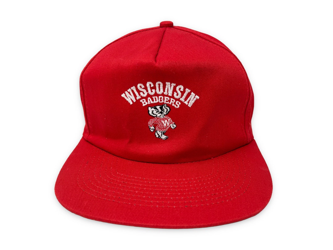 Vintage Wisconsin Badgers Hat 90s Snapback Cap NCAA Football H06 - Etsy
