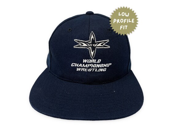 Vintage WCW Hat 90s 00s World Championship Wrestling … - Gem