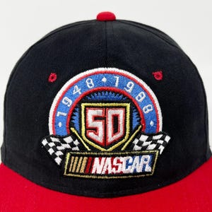 Vintage NASCAR Racing Hat 90s Snapback Cap 50th Anniversary H28 - Etsy
