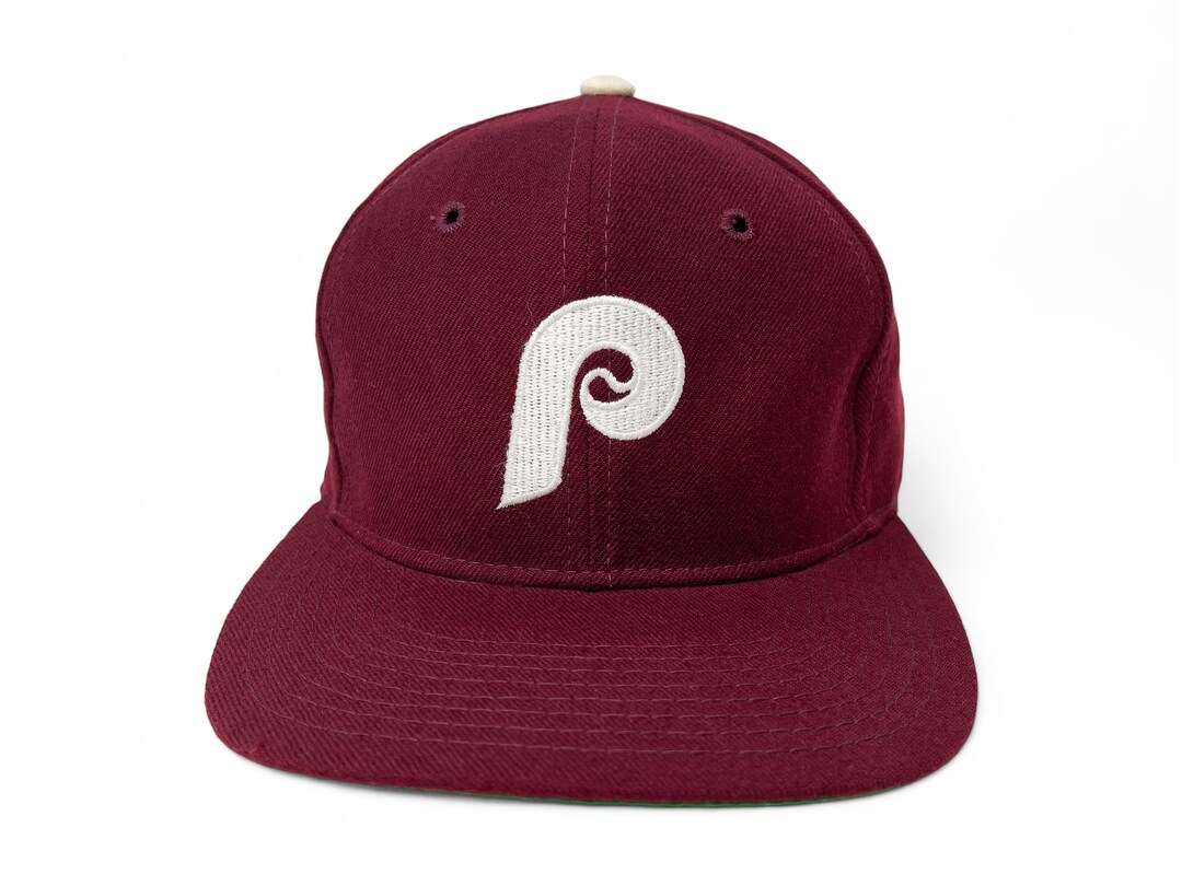 Vintage Philadelphia Phillies Hat 90s Fitted Cap MLB Youngan Sports ...
