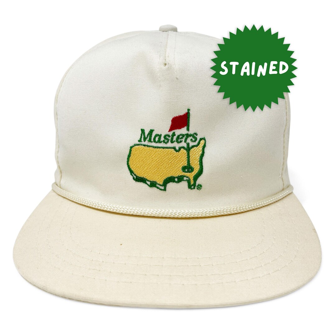 Vintage Masters Hat Augusta National 90s Strapback Cap Golf Golfing PGA ...