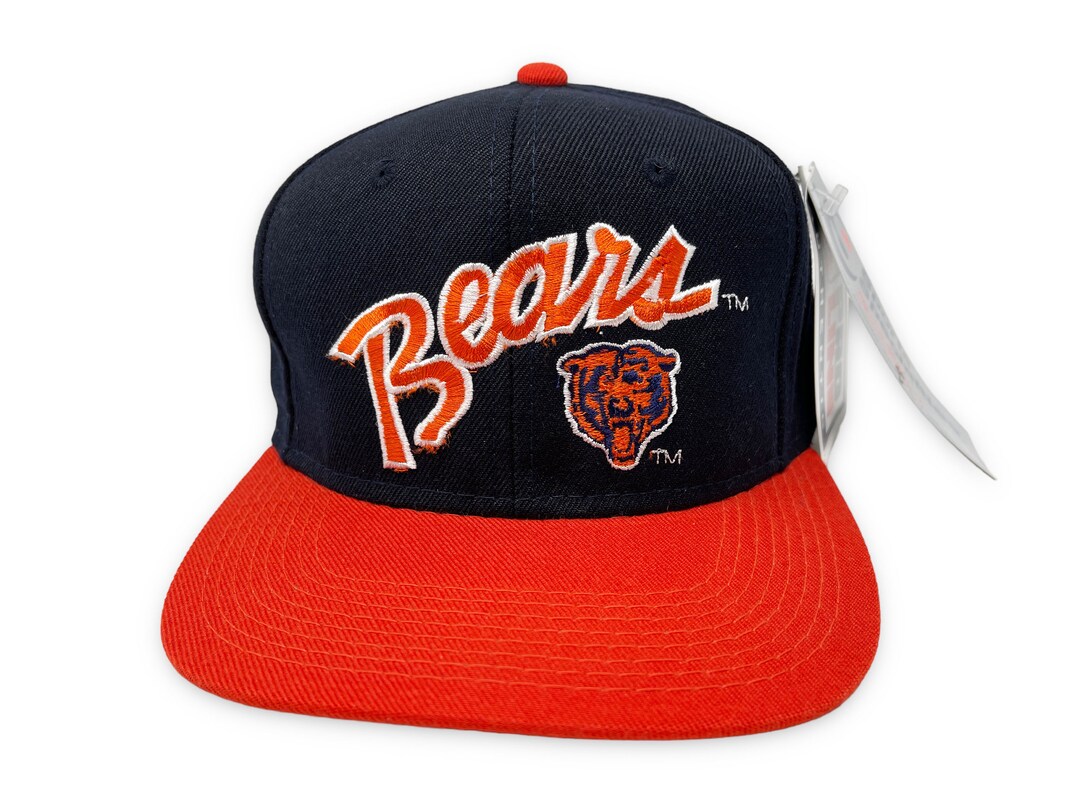 Vintage Chicago Bears Hat 90s Fitted Cap MLB Wool Sports - Etsy