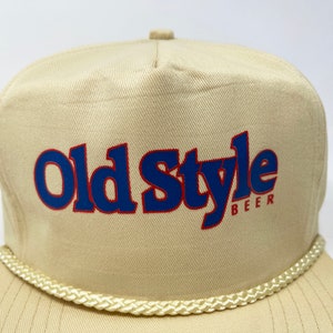 Vintage Old Style Beer Hat 80s 90s Strapback Cap Heileman NOS H15 - Etsy