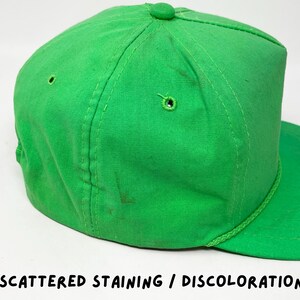 Vintage John Deere Hat 90s Snapback Cap Farmer Tractor Green STAINED ...