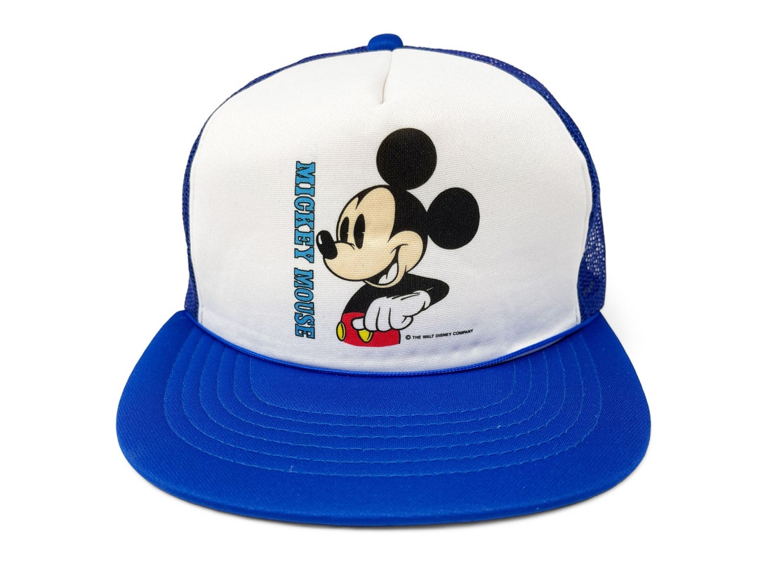 Vintage Mickey Mouse Trucker Hat 80s 90s Snapback Cap Disney H27 - Etsy