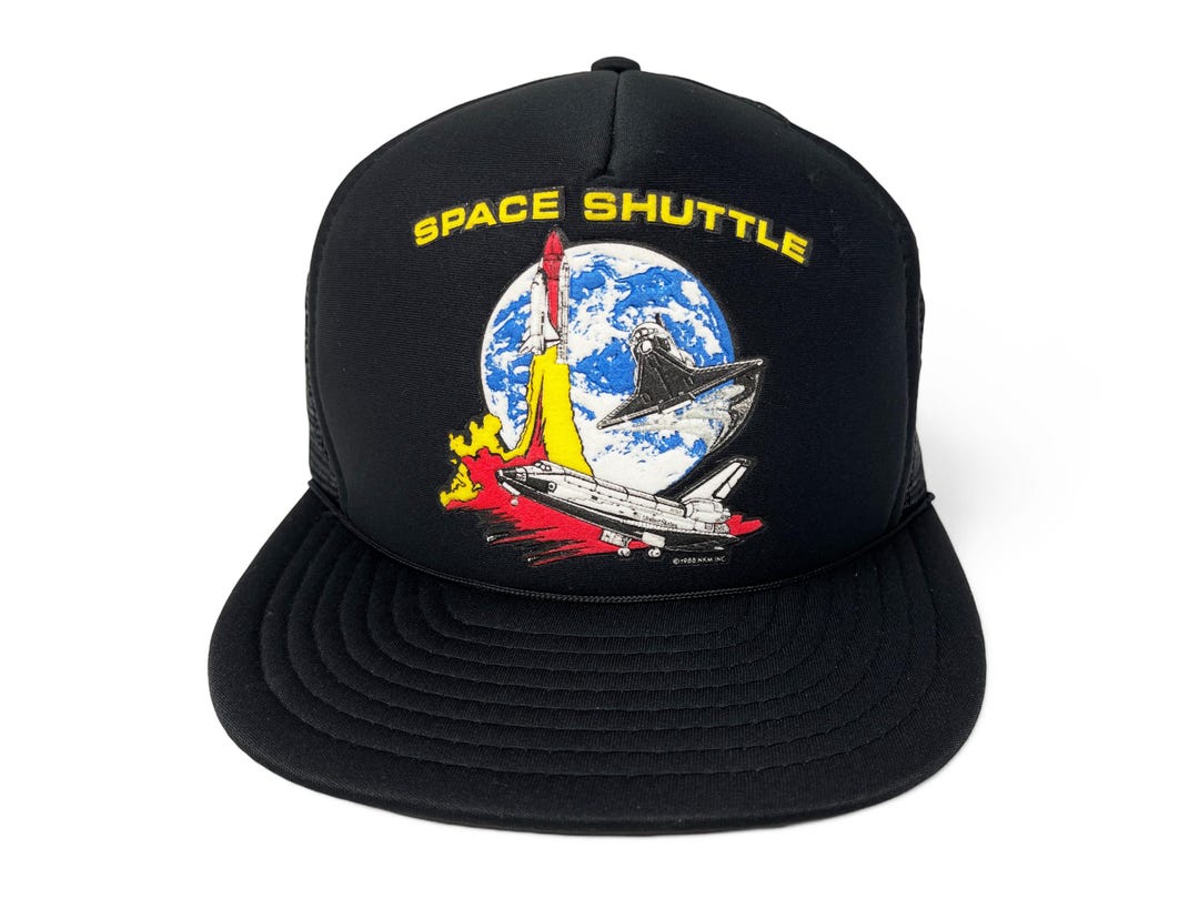 Vintage NASA Space Shuttle Hat 80s 90s Snapback Trucker Cap H25 - Etsy