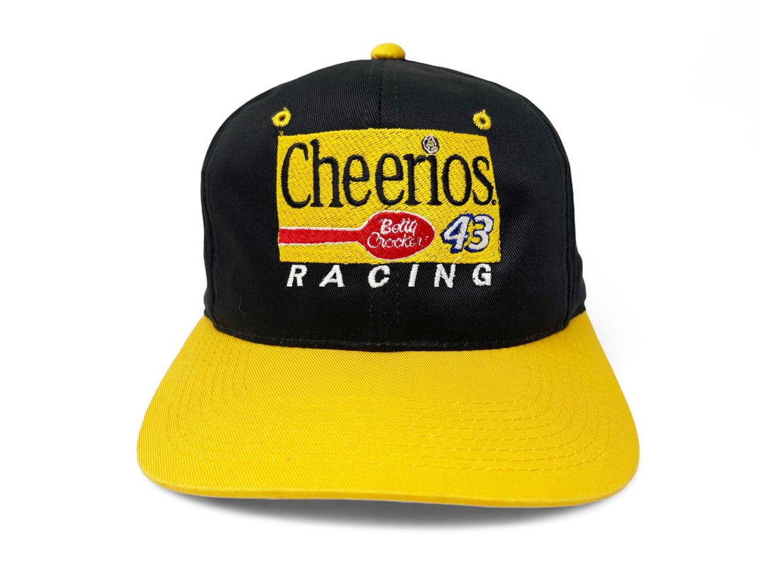 Vintage Cheerios Racing Hat 90s 00s NASCAR Snapback Cap John Andretti ...