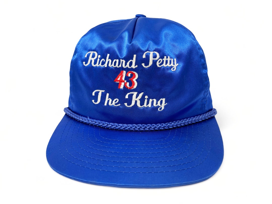 Vintage Richard Petty Hat 80s 90s NASCAR Snapback Cap Racing Satin H22 ...