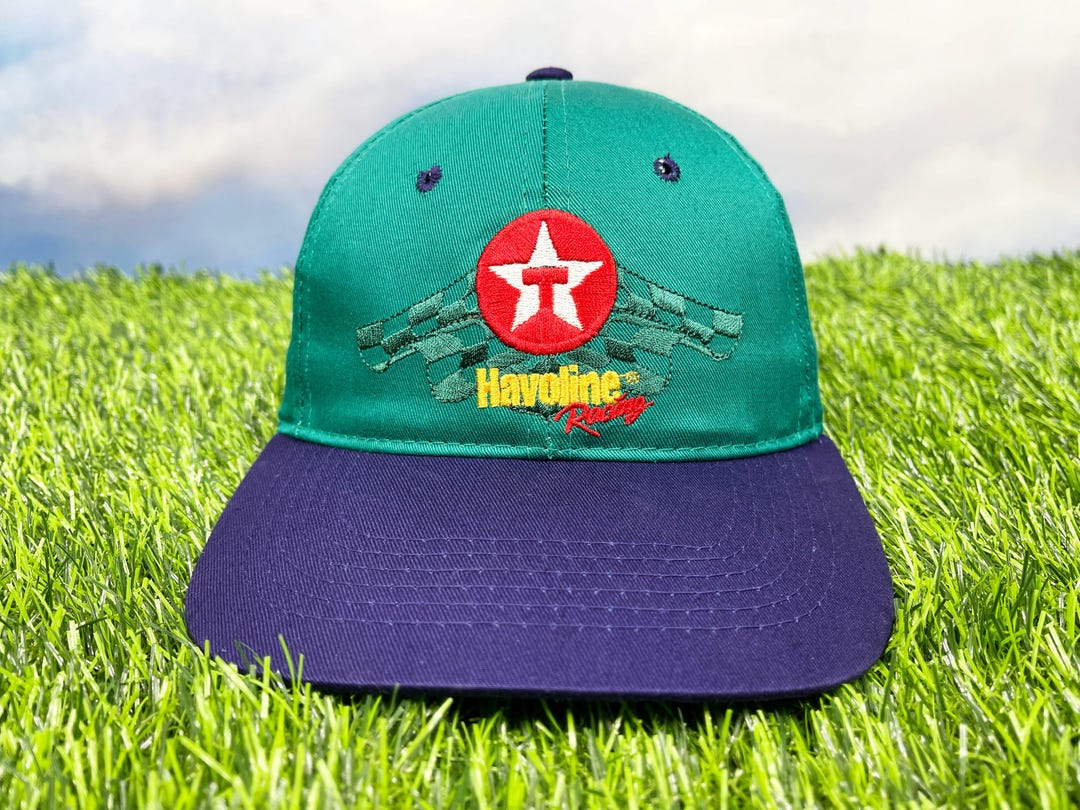 Vintage Texaco Havoline Racing Hat 90s NASCAR Snapback Cap Low Profile ...