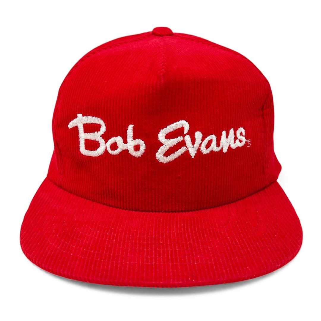 Vintage Bob Evans Hat • 80s 90s Restaurant Corduroy Snapback Cap - Etsy