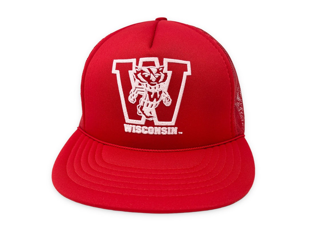 Vintage Wisconsin Badgers Hat 90s Snapback Trucker Cap NCAA H13 - Etsy