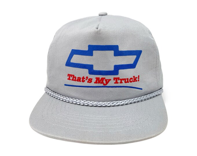 Vintage Chevy Trucks Hat 90s Snapback Cap Chevrolet Emblem Silverado ...