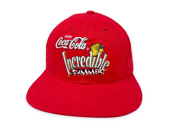 Vintage Coca Cola Hat 90s Snapback Cap Coke Incredibl… - Gem
