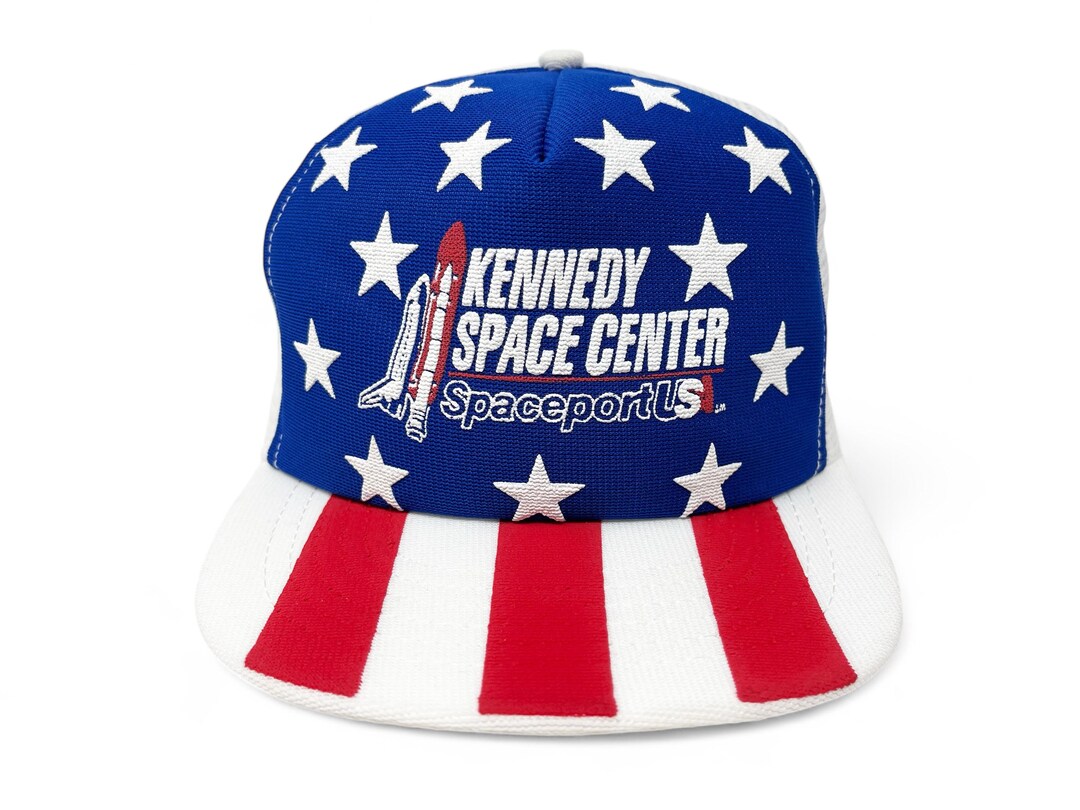Vintage NASA Hat 80s 90s Kennedy Space Center Astronaut Snapback ...