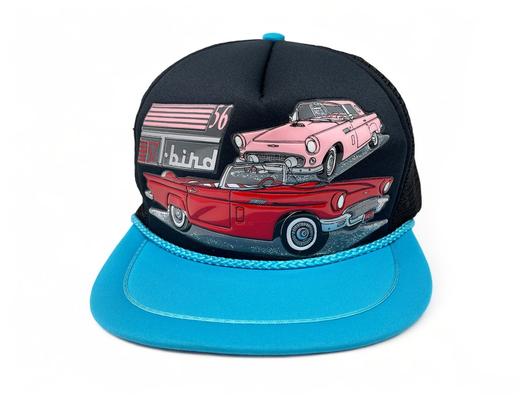 Vintage Chevy Thunderbird Hat 90s Snapback Trucker Cap Chevrolet H14 - Etsy