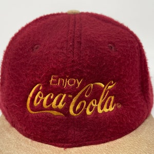 Vintage Coca Cola Hat 90s Strapback Cap Coke Fleece H16 - Etsy