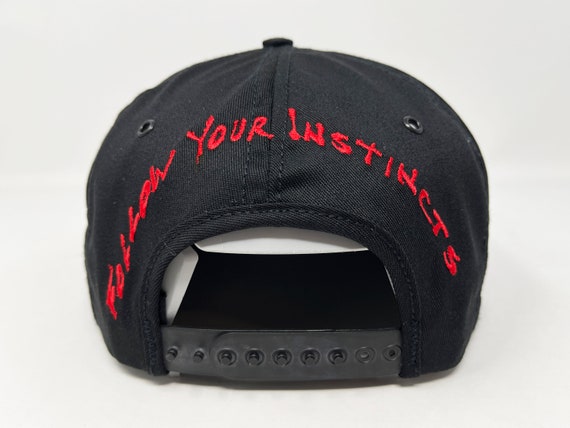 Vintage Red Wolf Lager Hat 90s Beer Snapback Cap Budw… - Gem