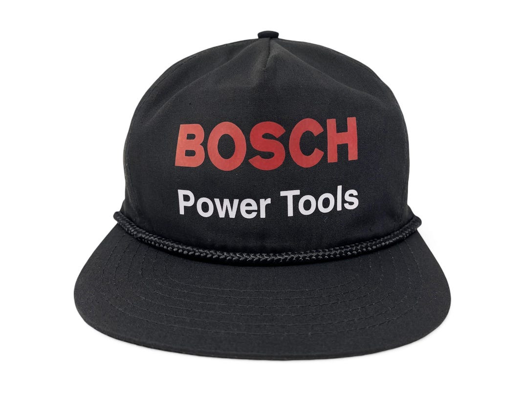 Vintage Bosch Tools Hat 90s Snapback Cap Handyman Construction H29 - Etsy