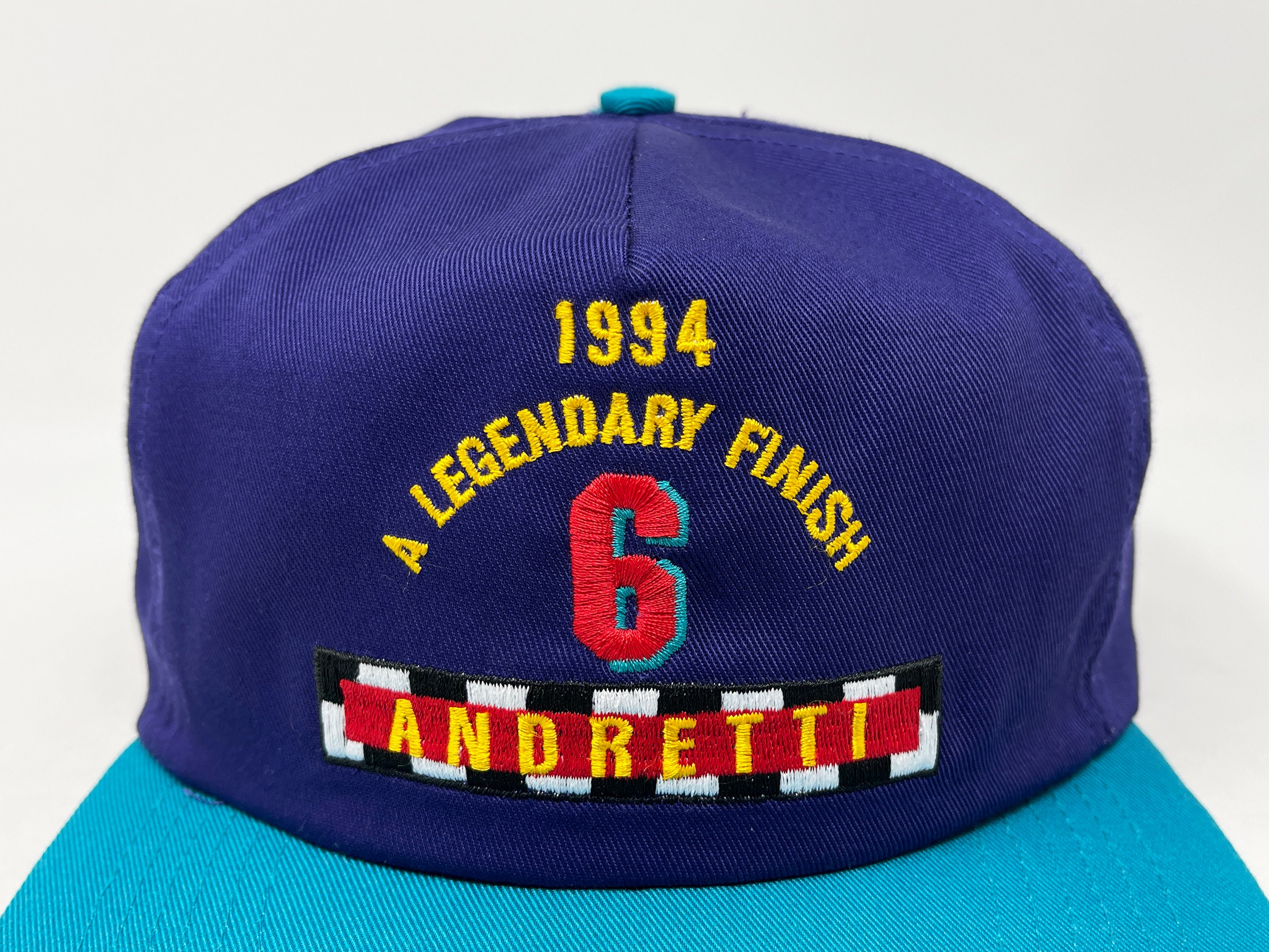 Vintage Mario Andretti Hat 90s Racing Snapback Cap Indycar - Etsy