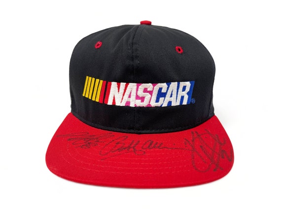 Vintage NASCAR Hat 90s NASCAR Snapback Cap Racing Bob… - Gem