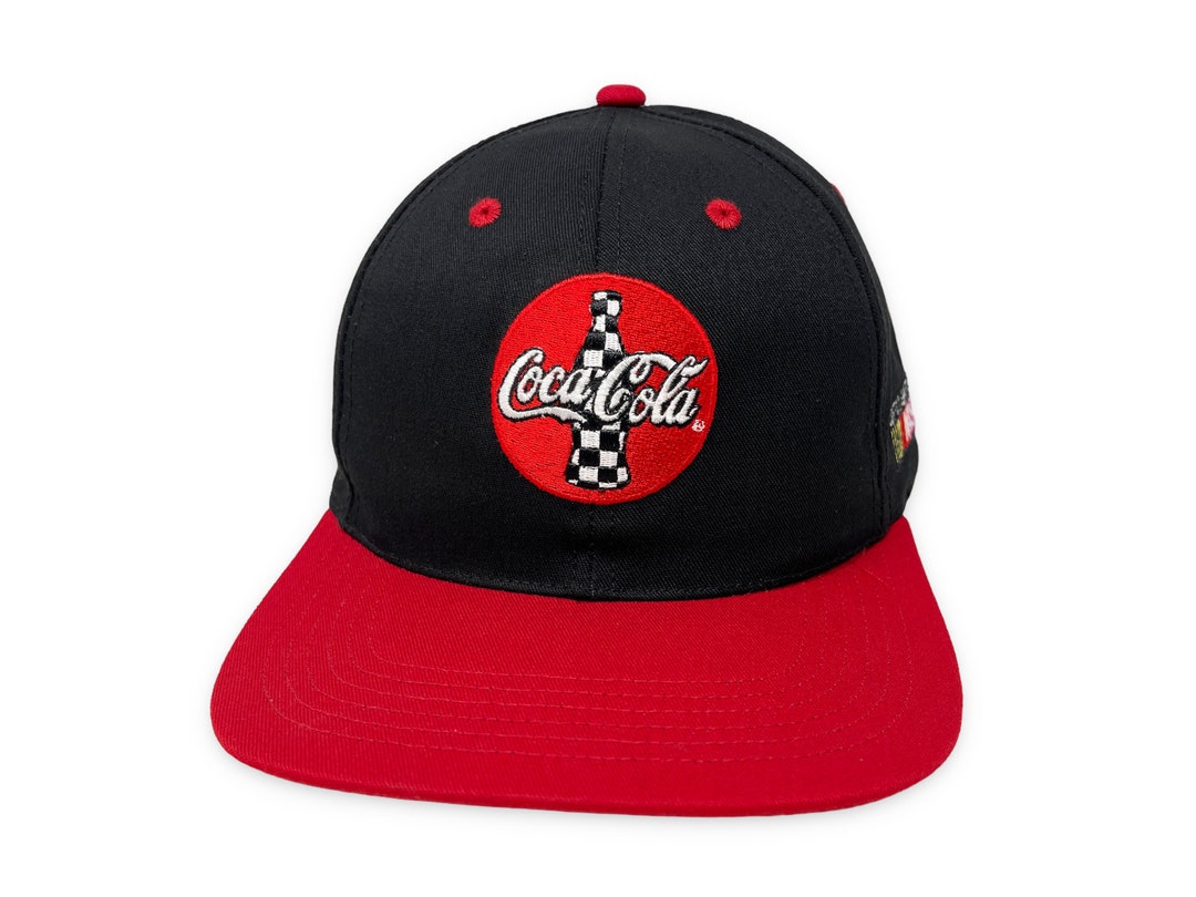 Vintage Coca Cola Racing Hat 90s NASCAR Snapback Cap Coke H06 - Etsy