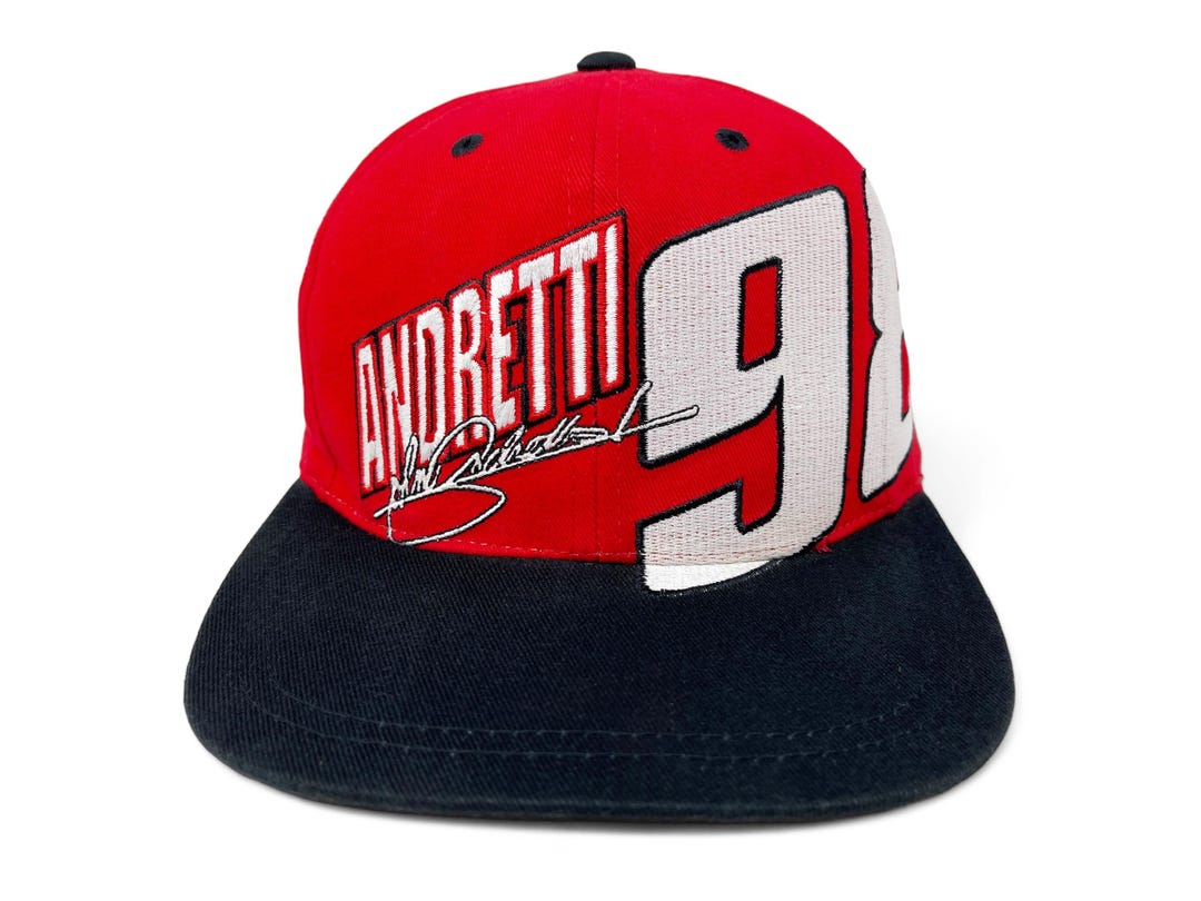 Vintage John Andretti Hat 90s NASCAR RCA Racing Snapback Cap H08 - Etsy