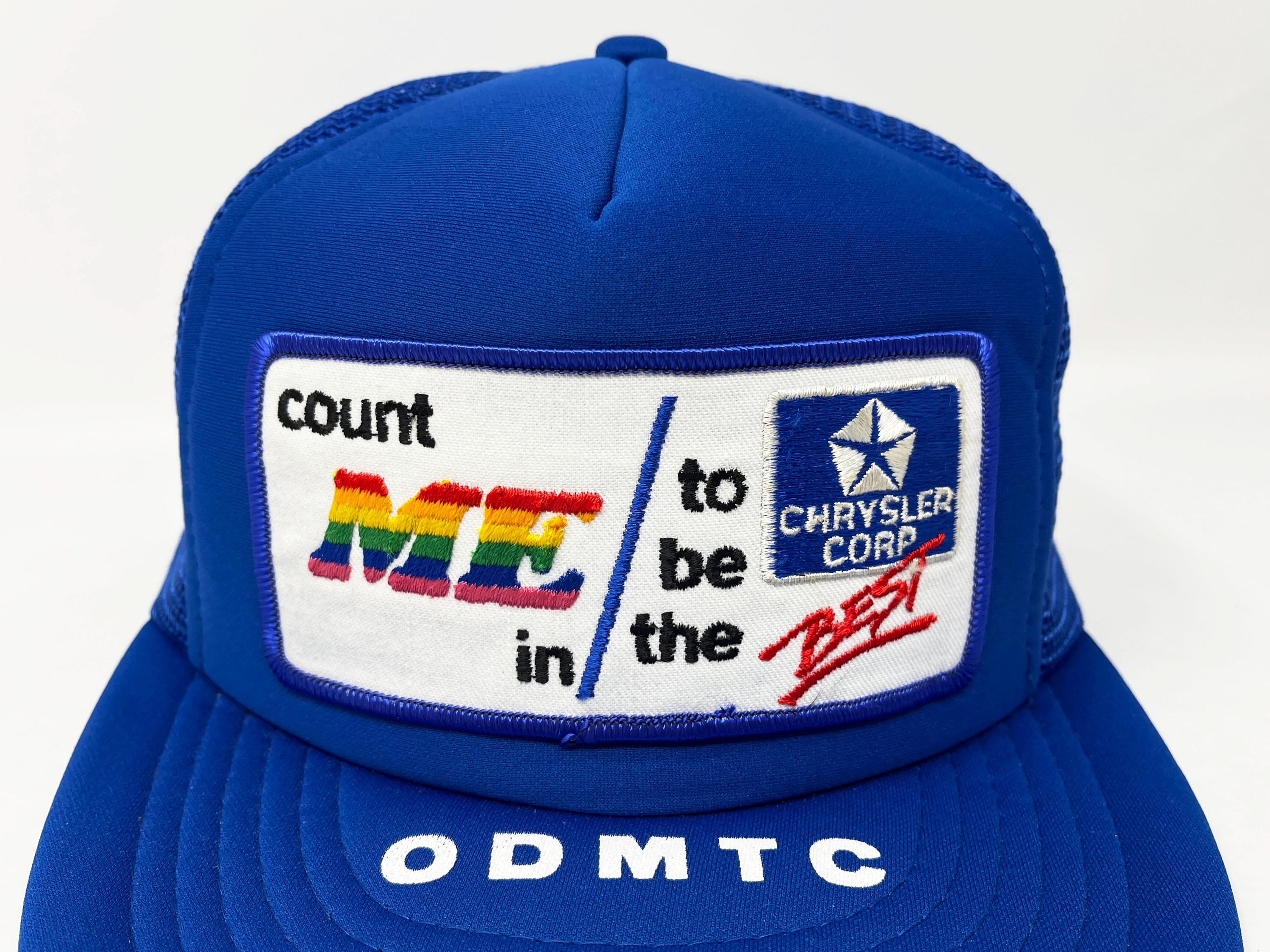 Vintage Chrysler Plant Hat Hat 80s 90s Snapback Trucker Cap ODMTC H17 ...
