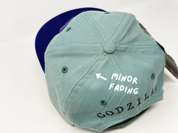 Vintage Godzilla Hat 90s Movie Sci-Fi Snapback Cap Mo… - Gem