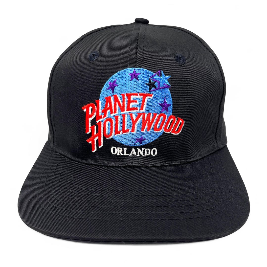 Vintage Planet Hollywood Orlando Hat • 90s Restaurant Chain Snapback ...