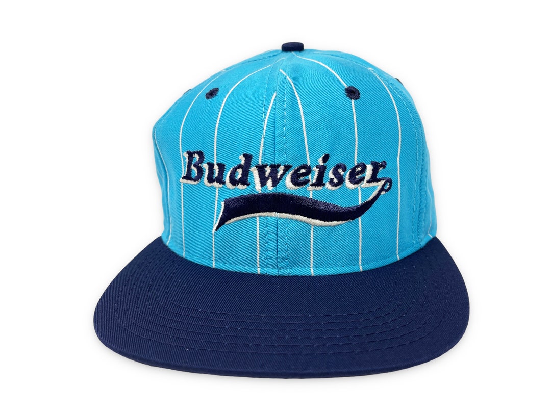 Vintage Budweiser Hat 90s Snapback Cap Beer Pinstriped H10 - Etsy