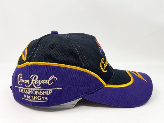 Vintage Crown Royal Hat 90s NASCAR Championship Racin… - Gem