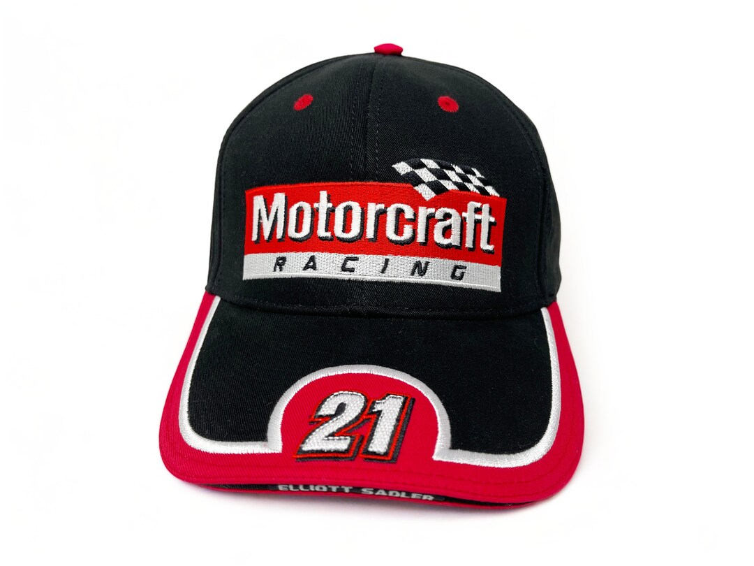 Vintage Motorcraft Racing Hat 90s 00s NASCAR Snapback Cap Elliott ...