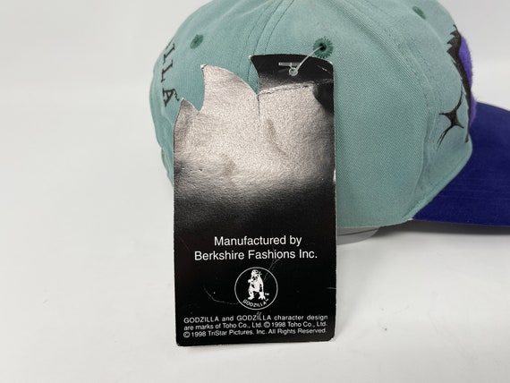 Vintage Godzilla Hat 90s Movie Sci-Fi Snapback Cap Mo… - Gem