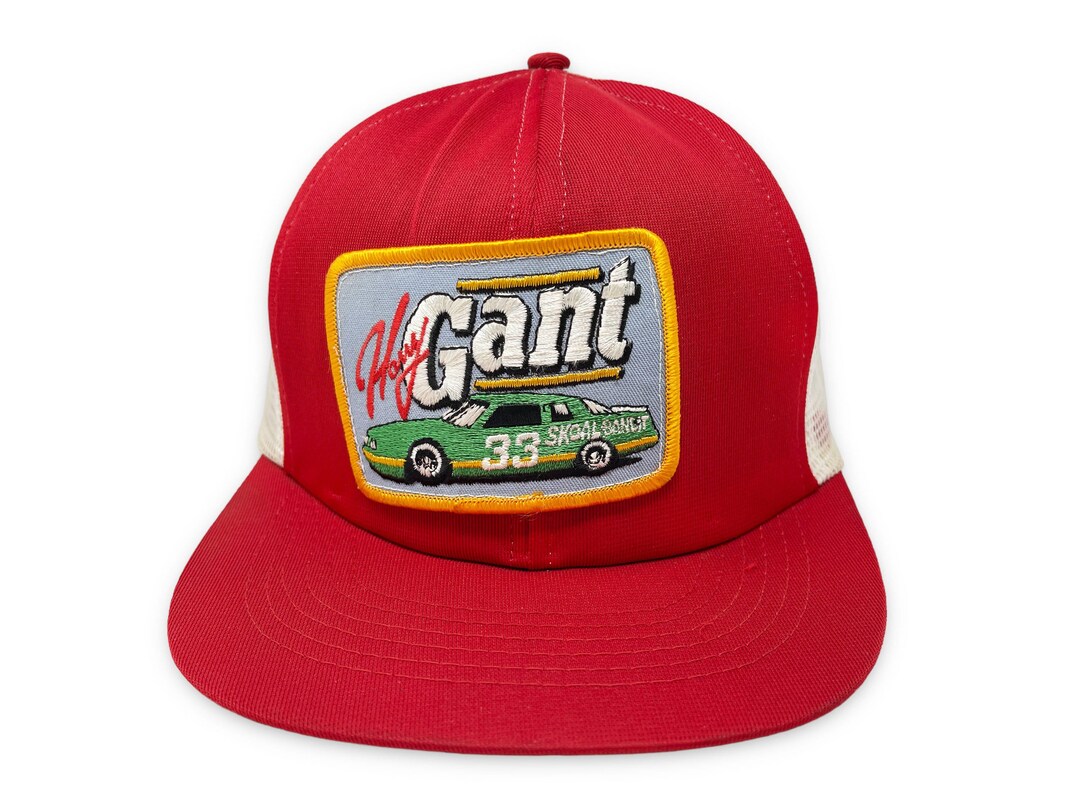 Vintage Harry Gant Hat 80s NASCAR Skoal Bandit Racing Snapback Trucker ...