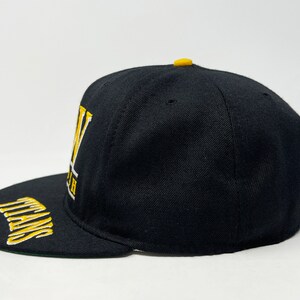 Vintage UW Oshkosh Hat 90s Snapback Cap NCAA Wisconsin Titans STAINED ...