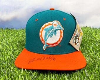 Vintage Miami Dolphins Hat 80s 90s Snapback Cap NFL Zubaz Vintage Miami Dolphins Hat 80s 90s Snapback Cap NFL Zubaz