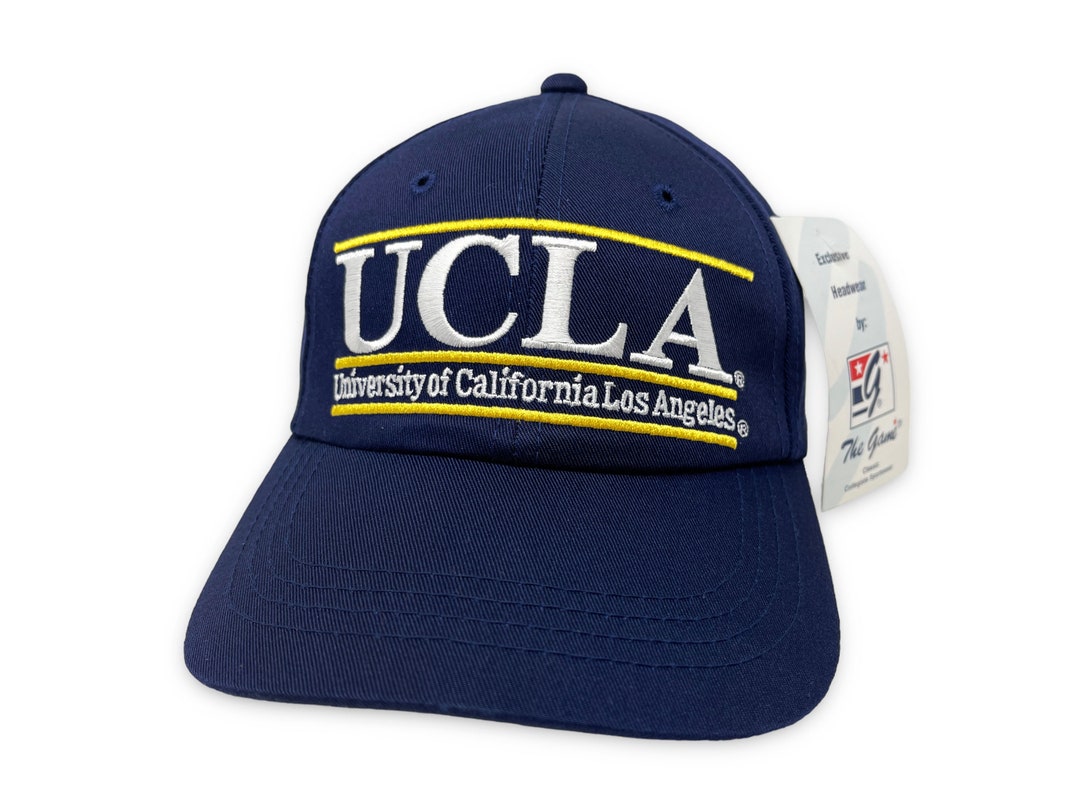 Vintage UCLA Hat 90s Snapback Cap NCAA Split Bar the Game Los Angeles ...