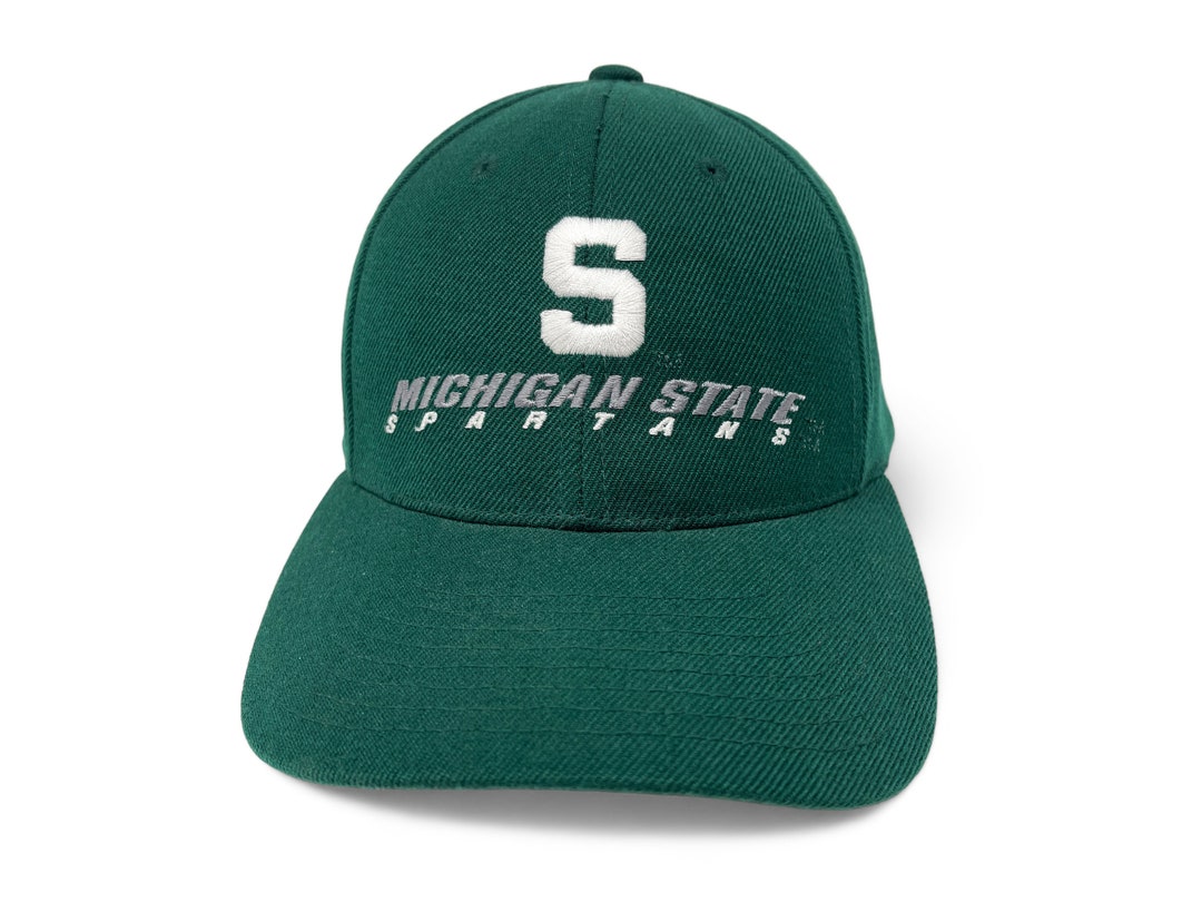 Vintage Michigan State Hat 90s Snapback Cap NCAA Spartans H11 - Etsy