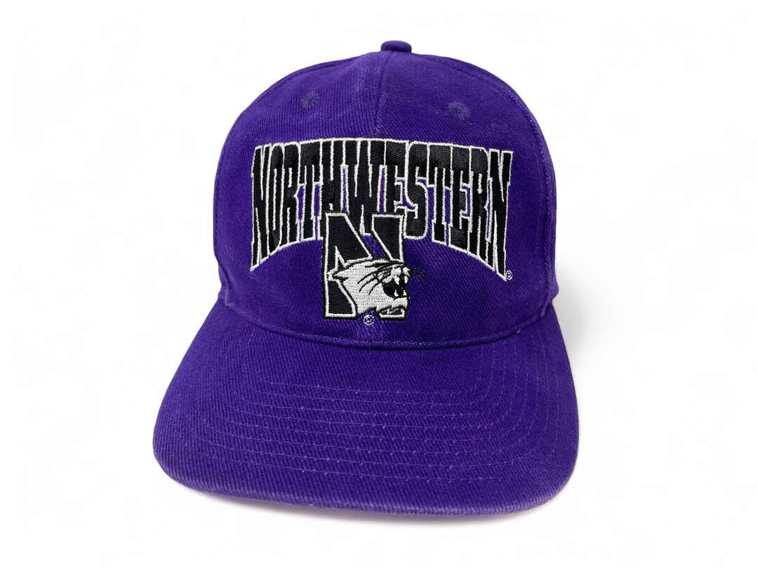 Vintage Northwestern Wildcats Hat 90s Snapback Cap NCAA H24 - Etsy