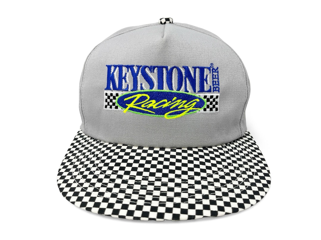 Vintage Keystone Racing Hat 90s NASCAR Snapback Cap Beer Light ...