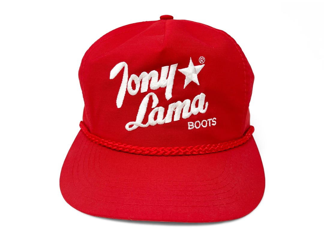 Vintage Tony Lama Boots Hat 90s Snapback Cap Western Wear H27 - Etsy