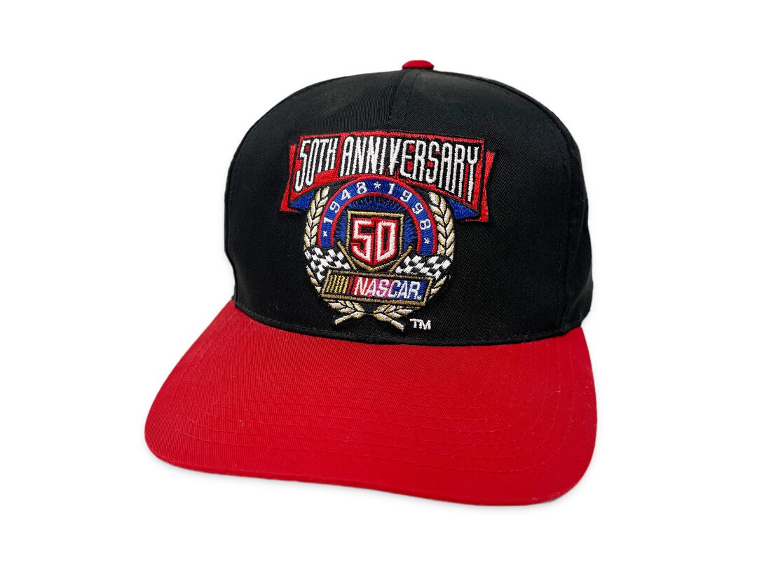 Vintage NASCAR Racing Hat 90s Snapback Cap 50th Anniversary H01 - Etsy